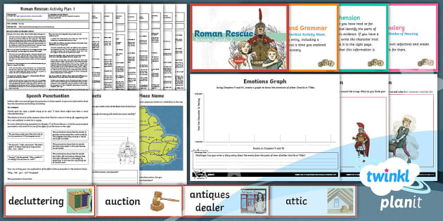 History Hackers: Roman Rescue Guided Reading Y4 Unit Pack