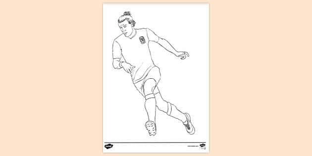 Free Gareth Bale Colouring Colouring Sheet Twinkl