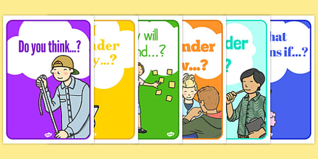 Scientific Enquiry Question Posters (teacher made)