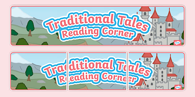 👉 Traditional Tales Reading Corner Display Banner
