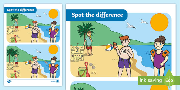 Spot-the-difference oral sensory needs game (teacher made)