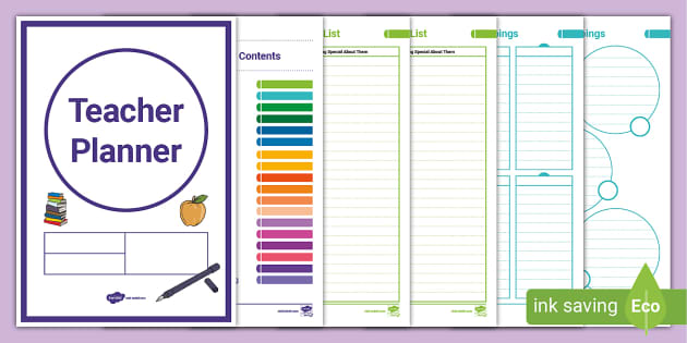 Teacher Planner – 2022-2023 – Lesson Plan Calendar