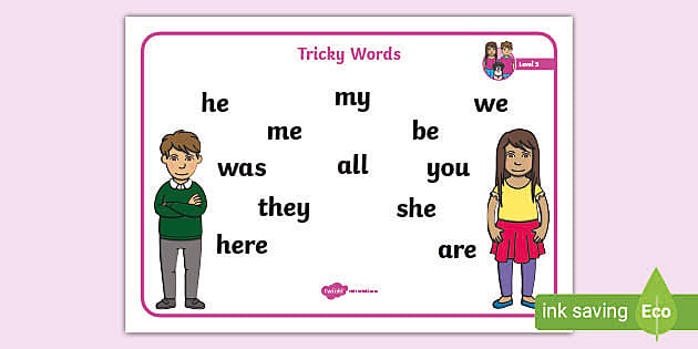 Level 3 Tricky Word Mat (teacher made) - Twinkl