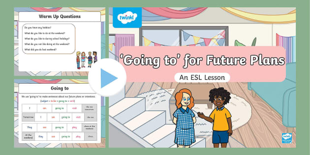 Going to for Future Plans ESL Lesson (Teacher-Made) - Twinkl