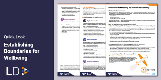 5 Benefits of Setting Boundaries as a Teacher - Twinkl