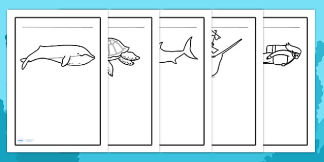 Under the Sea Writing Frames (teacher made)