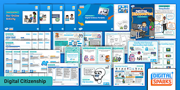 Digital Sparks: Digital Citizenship 1: Unit Pack - Twinkl