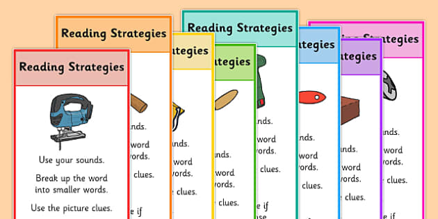 Reading Strategies Bookmarks (teacher made)