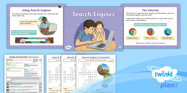 Computing: Strategic Searching Online: Search Engines Year 5 Lesson 1