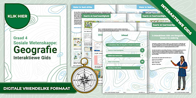 Interaktiewe Gids vir Graad 4 Sosiale Wetenskappe: Geografie