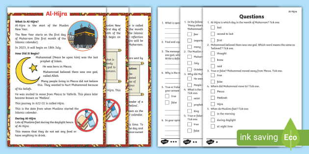 How to Learn About Al-Hijra with Your Child - Twinkl