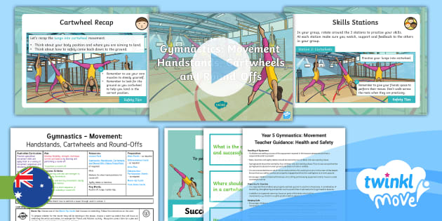 Move PE Year 5 Gymnastics: Movement Lesson 4: Handstands, Cartwheels and