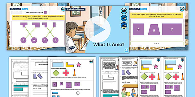 👉 Y4 Teaching Pack to Support White Rose Maths What is Area?