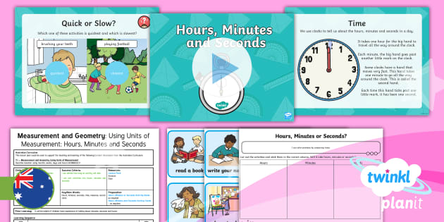 Year 1 Using Units of Measurement Understanding Time (2) Lesson