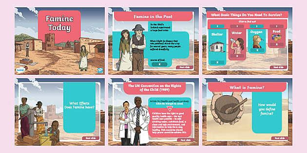 Famine Today PowerPoint (teacher made)