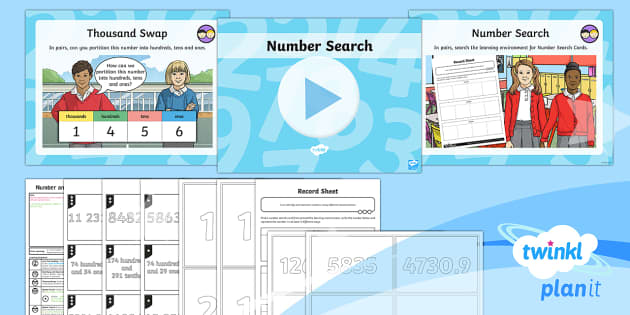 PlanIt Maths Y4 Number and Place Value Lesson Pack Different ...