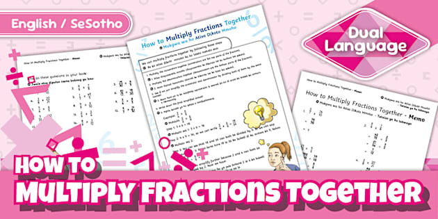 How to Multiply Fractions Together: Activity Sheet