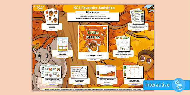 KS1 'Little Acorns' - Activities - Twinkl