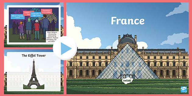 France Information PowerPoint - france, france powerpoint, information ...