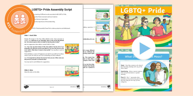 LKS2 LGBT+ Pride Assembly Pack - Twinkl