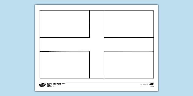 FREE! - England Flag Colouring Sheet - Primary School - Twinkl