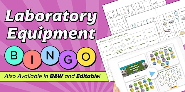 Laboratory Equipment Bingo