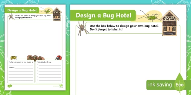 Design a Bug Hotel (teacher made) - Twinkl