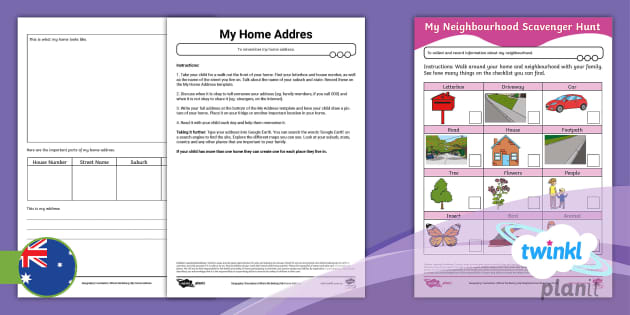 Foundation Geography Where We Belong Home Learning Tasks Foundation Geography Where We Belong Home Learning Tasks