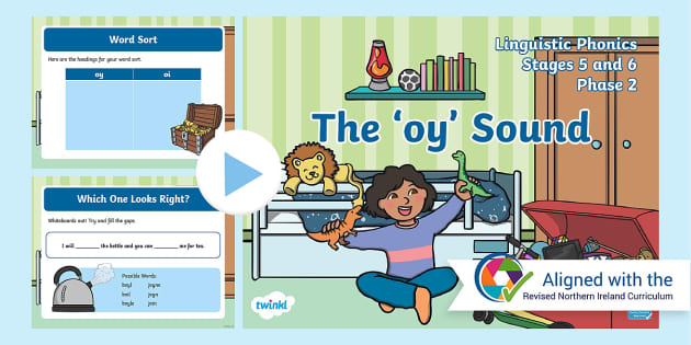 Linguistic Phonics Stages 5/6 Phase 2 'oy' Sound PowerPoint