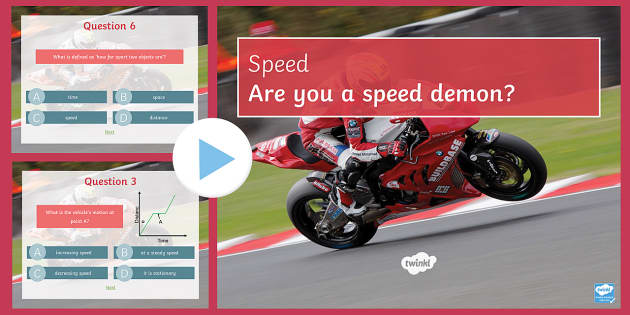 Motion Quiz PowerPoint (teacher made) - Twinkl