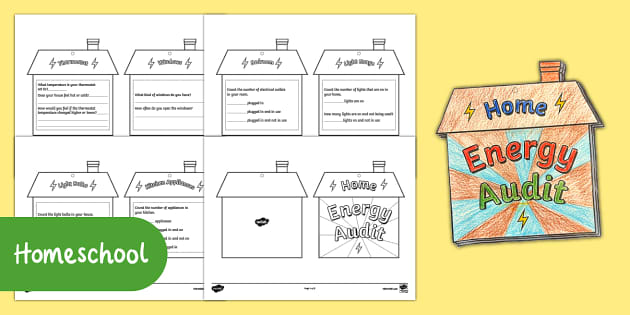 Home Energy Audit Mini Book (teacher made) - Twinkl