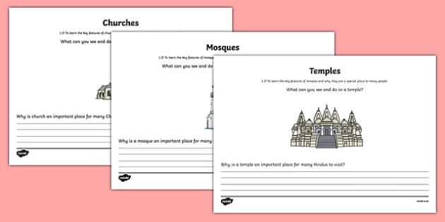 Places of Worship Resource Pack (teacher made) - Twinkl