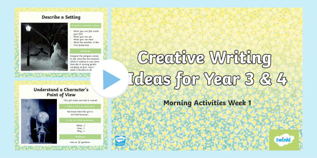 Creative Writing For Years 3 4 Short Story Ideas Twinkl