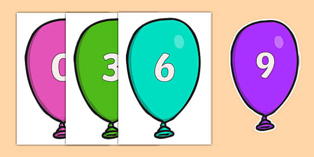 Counting in 3s on Balloons Display Activity (teacher made)