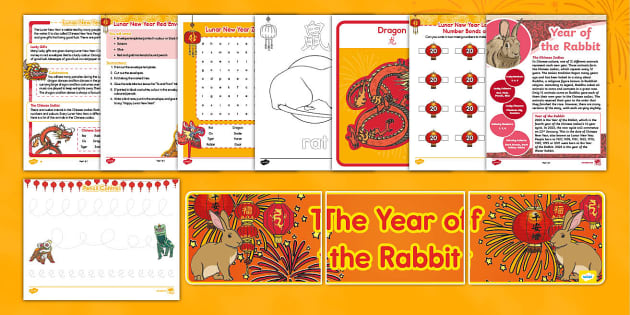 Lunar New Year Primary Celebration Pack - Grades K-3