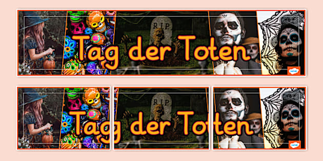 Tag der Toten - Fotobanner