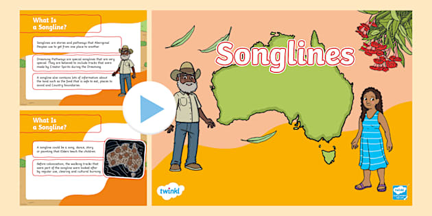 Songlines PowerPoint (Lehrer gemacht) - Twinkl