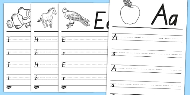 Alphabet Writing Te Reo Māori Template | Twinkl NZ - Twinkl