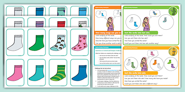 👉 Explore Sorting Techniques Chilli Challenges Sorting Socks