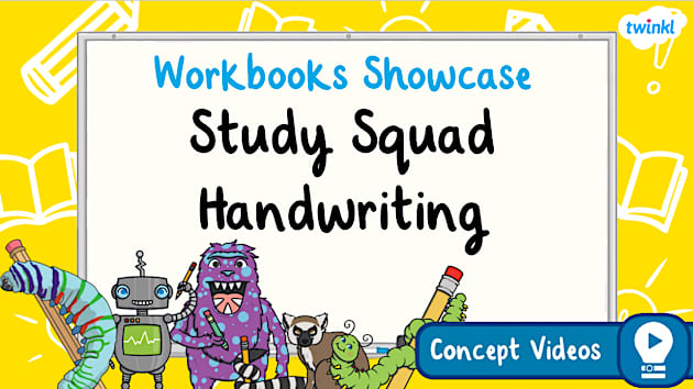 What Are the Twinkl Study Squad Handwriting Workbooks? | Product Showcase