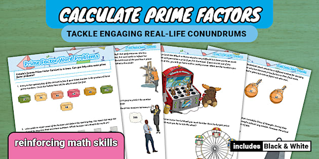 Prime Factor Word Problems (teacher made) - Twinkl