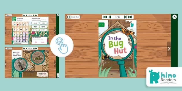 Level 4a Decodable Readers: In the Bug Hut - Twinkl