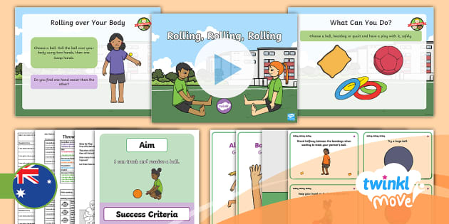 Move PE Year 1 Throwing and Catching Lesson 1: Rolling, Rolling, Rolling Move PE Year 1 Throwing and Catching Lesson 1: Rolling, Rolling, Rolling