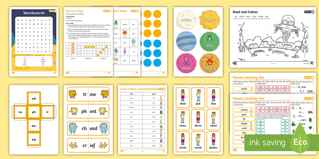 Level 5 Set 2 Phonics Screening Check Home Learning Tasks