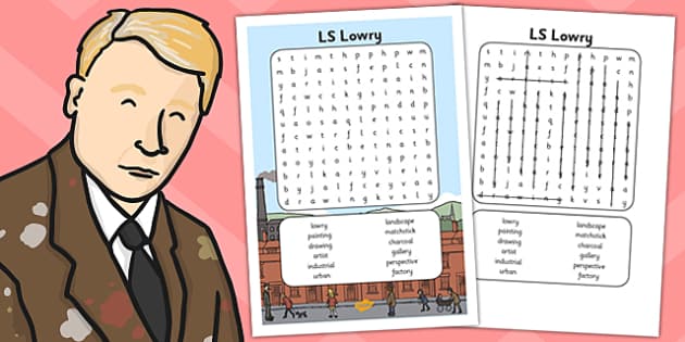 LS Lowry Word Search (Hecho por educadores) - Twinkl