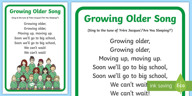 Year 6 Leavers Song - Growing Older - Primary Leavers - KS2