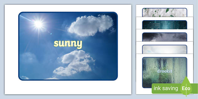 Scots Weather Display Photos (teacher made) - Twinkl