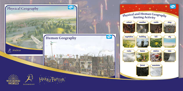 Physical And Human Geography Sorting Activity Harry Potter