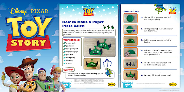 Toy Story Craft Activity – KS1 | Disney | Teacher-Made