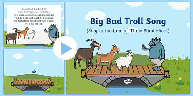 Big Bad Troll Song PowerPoint (teacher made)